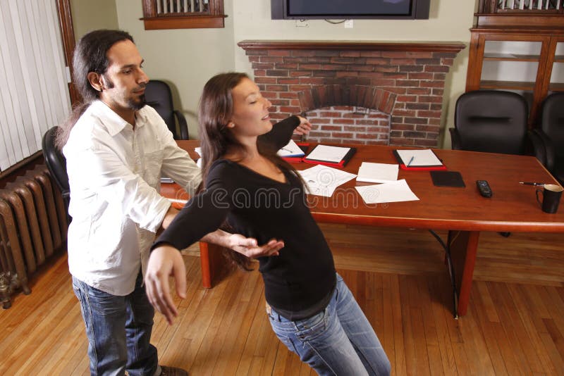 Trust fall stock image. Image of fall, career, catch - 19516133