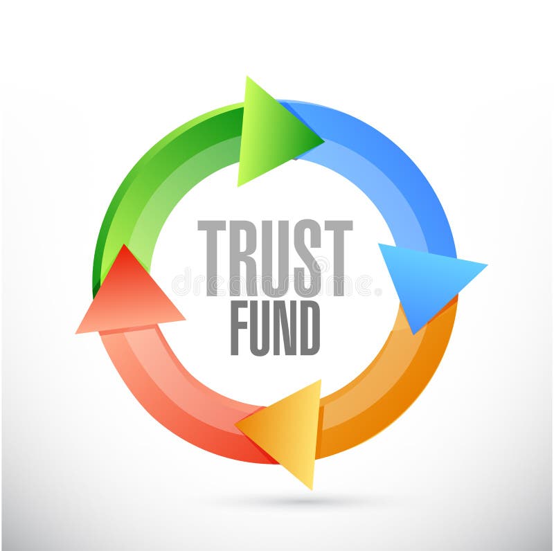 Trust Fund Loading Sign Concept Illustration Stock Illustration ...