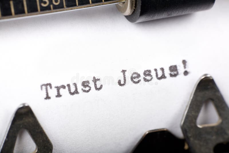 Trust Jesus stock photo. Image of christian, close, trust - 3493524