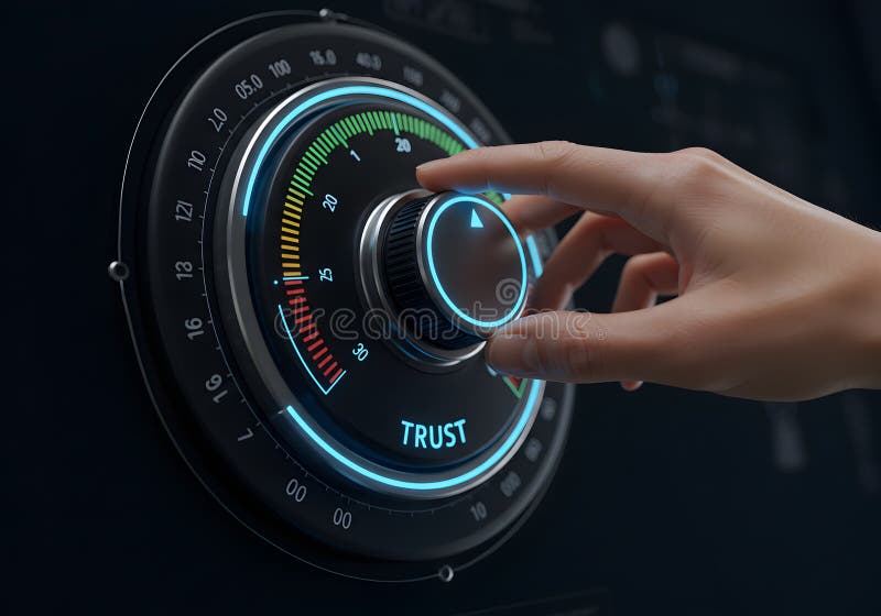 Trust Level Adjustment Concept with Dial and Hand Turning for Security ...