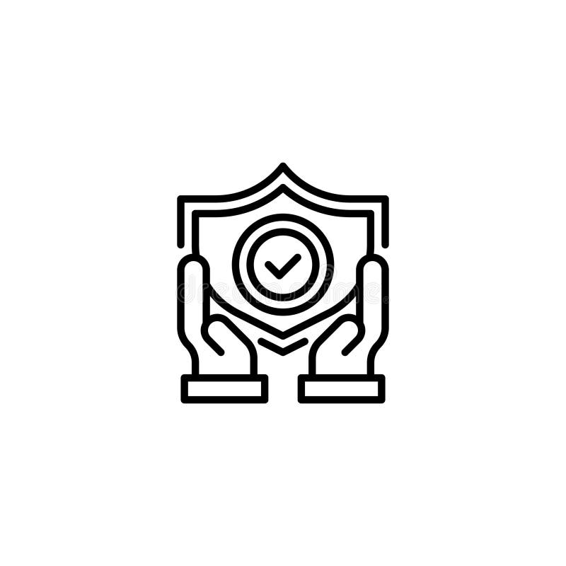 Trust Line Icon. Universal Creative Premium Symbol. Vector Sign Icon ...