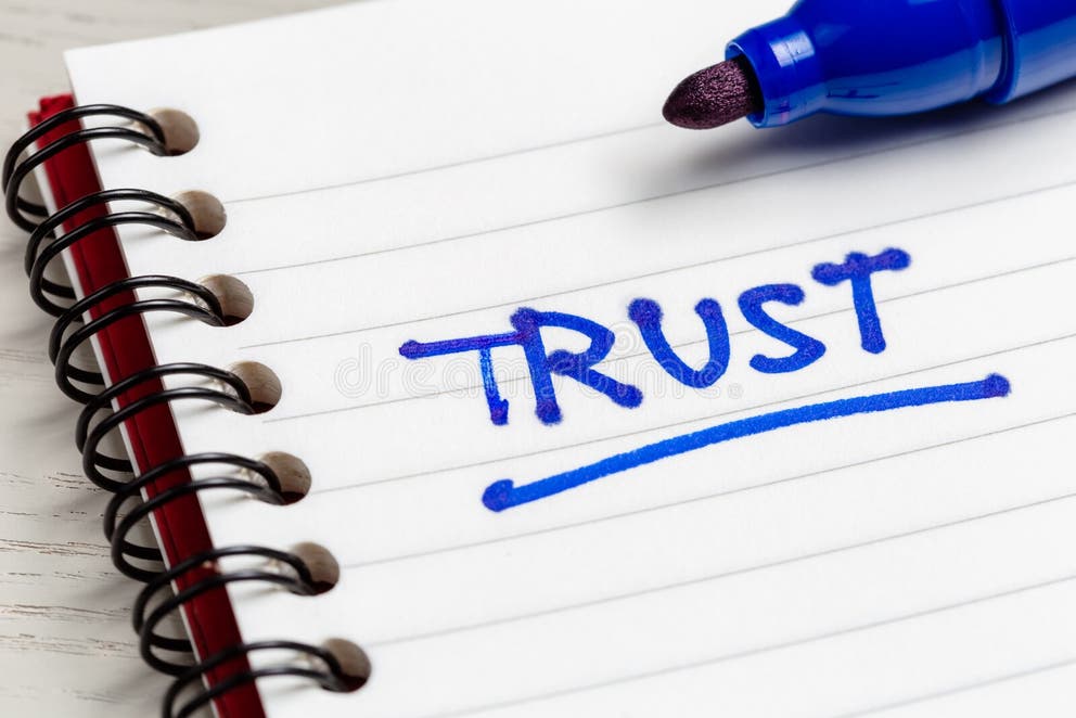 Trust Note stock image. Image of confidence, learn, loyalty - 136056349