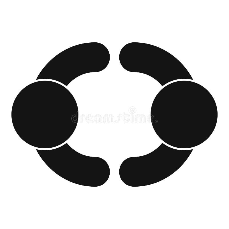 Trust Partnership Icon Simple Vector. Work Partner Stock Vector ...