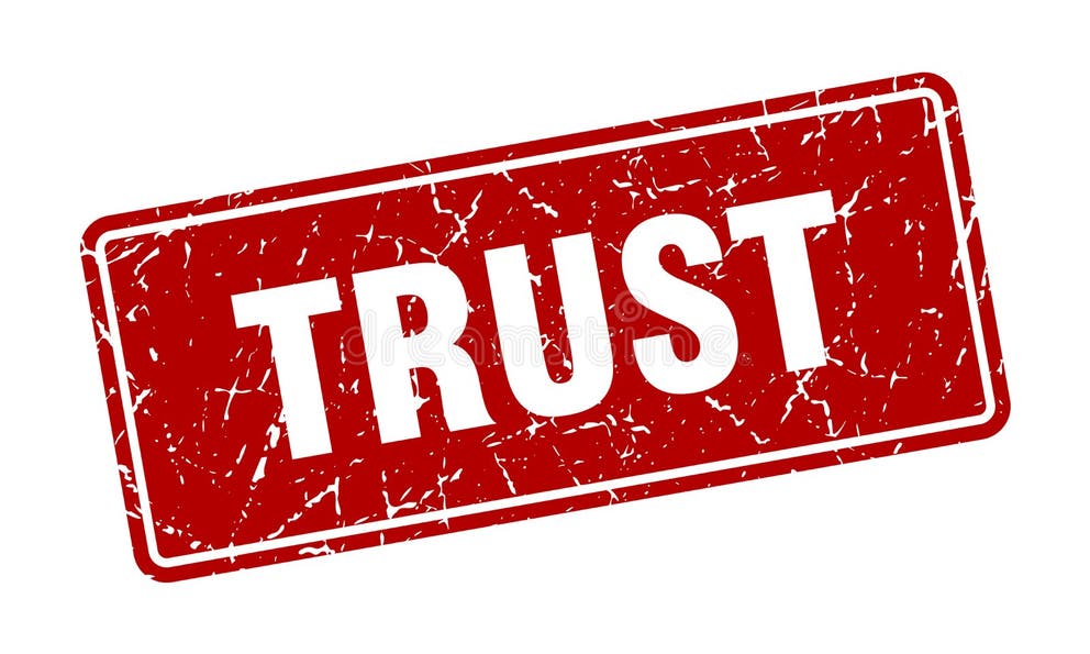 Trust Sign. Trust Grunge Stamp Stock Vector - Illustration of banner ...