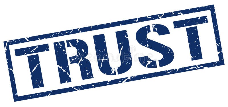 Trust stamp stock vector. Illustration of seal, sign - 122099892