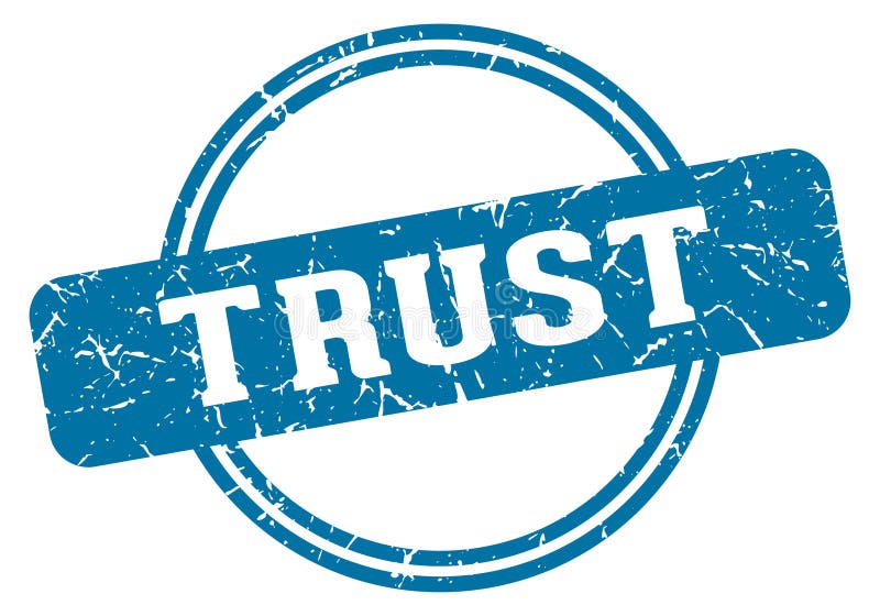 Trust stamp stock illustration. Illustration of graphic - 347740809