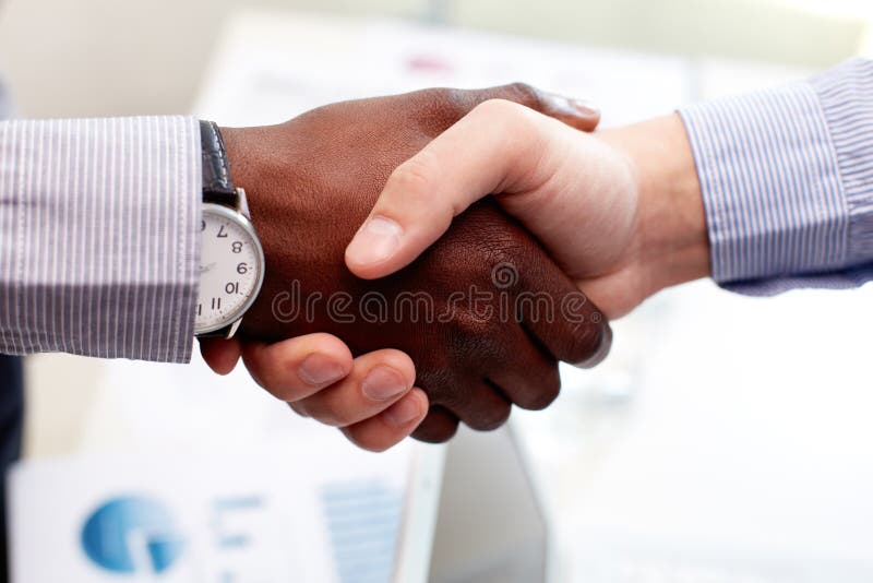 Trustful stock photo. Image of agree, business, african - 28377112