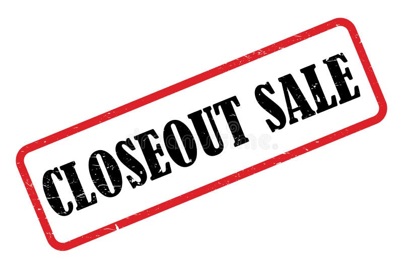 Closeout Sale Sign. Closeout Sale Round Ribbon Sticker Stock Vector ...