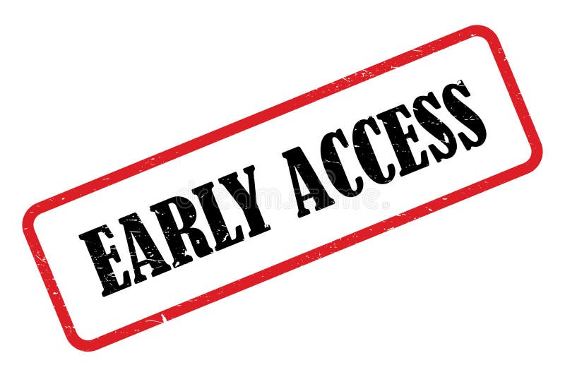 Early Access rubber stamp stock vector. Illustration of access - 95456602