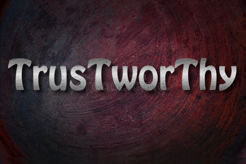 Trustworthy Concept stock image. Image of righteousness - 34804271