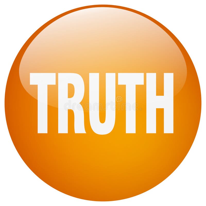 Truth Orange 3d Speech Bubble Stock Vector - Illustration of peel ...