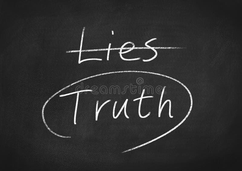 Finding Truth Amongst the Lies Stock Image - Image of concept, green ...