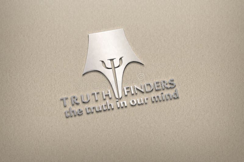 Truth Logo with Yin Yang stock vector. Illustration of logotype - 77598918