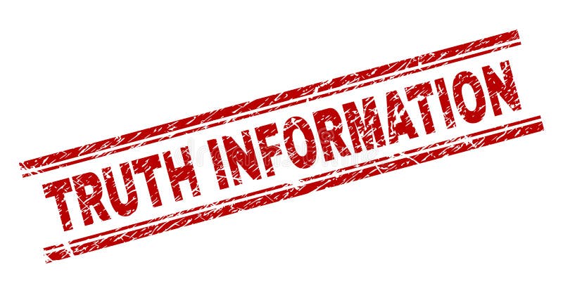 Grunge Textured TRUTH INFORMATION Stamp Seal Stock Vector ...