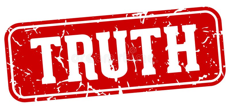 Truth Rectangular Sign. Truth Stamp Stock Vector - Illustration of ...