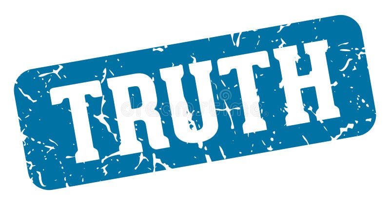 Truth Rectangular Sign. Truth Stamp Stock Vector - Illustration of ...