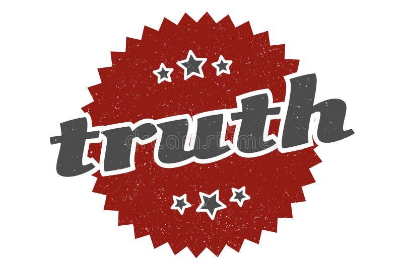 Truth Sign. Truth Vintage Retro Label Stock Vector - Illustration of ...