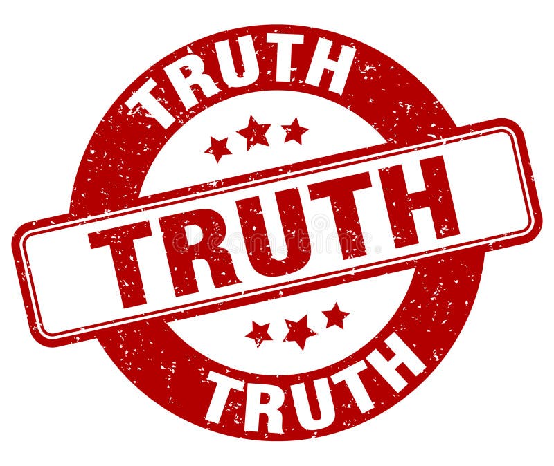 Truth Stamp. Truth Label. Round Grunge Sign Stock Vector - Illustration ...