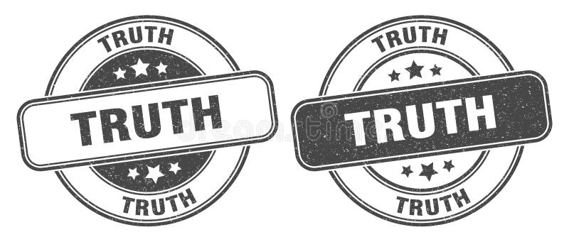 Truth Stamp. Truth Label. Round Grunge Sign Stock Vector - Illustration ...