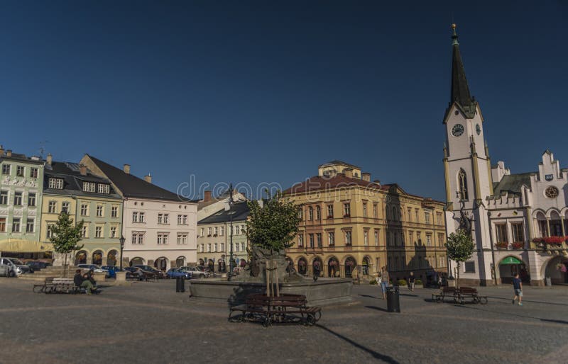 Trutnov Town in Summer Morning Editorial Photo - Image of city ...