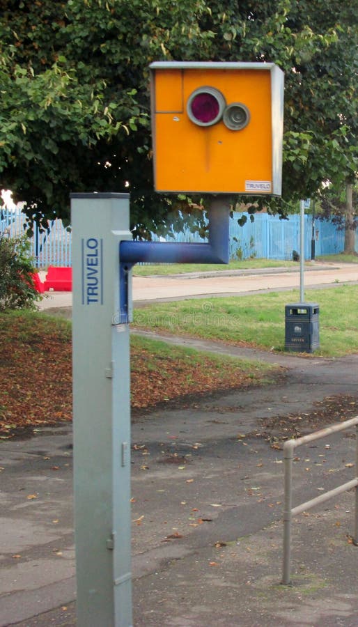 Truvelo Speed Camera in the UK Editorial Stock Photo - Image of road ...