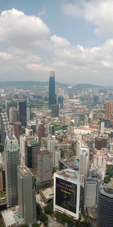 TRX Building from KL Tower Dock Viewing Editorial Photography - Image ...