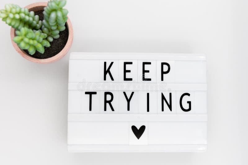 Try Again or Give Up? Try Again Stock Photo - Image of journey, coach ...