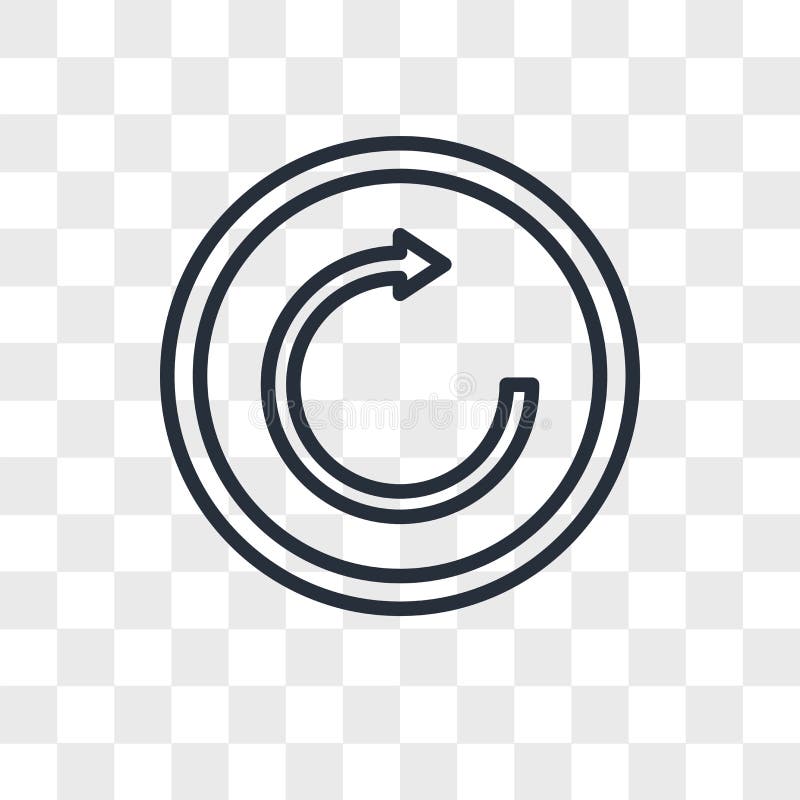 Try Again Vector Icon Isolated on Transparent Background, Try Again ...