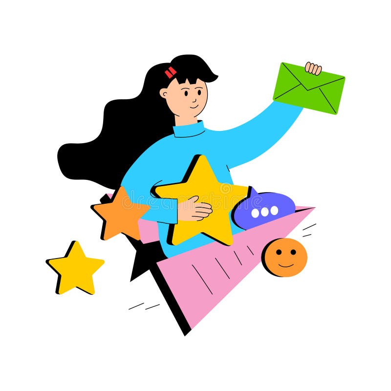 Try this Amazing Flat Illustration of Customer Feedback Stock Vector ...