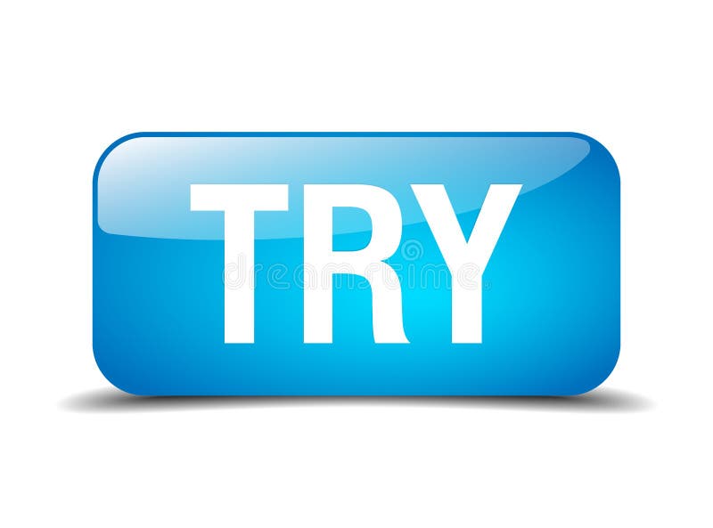 Try button stock vector. Illustration of design, isolated - 119894657