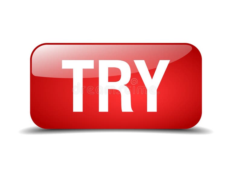 Try button stock vector. Illustration of modern, shiny - 120309354