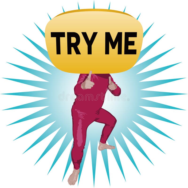 Try Me Stock Illustrations – 123 Try Me Stock Illustrations, Vectors ...