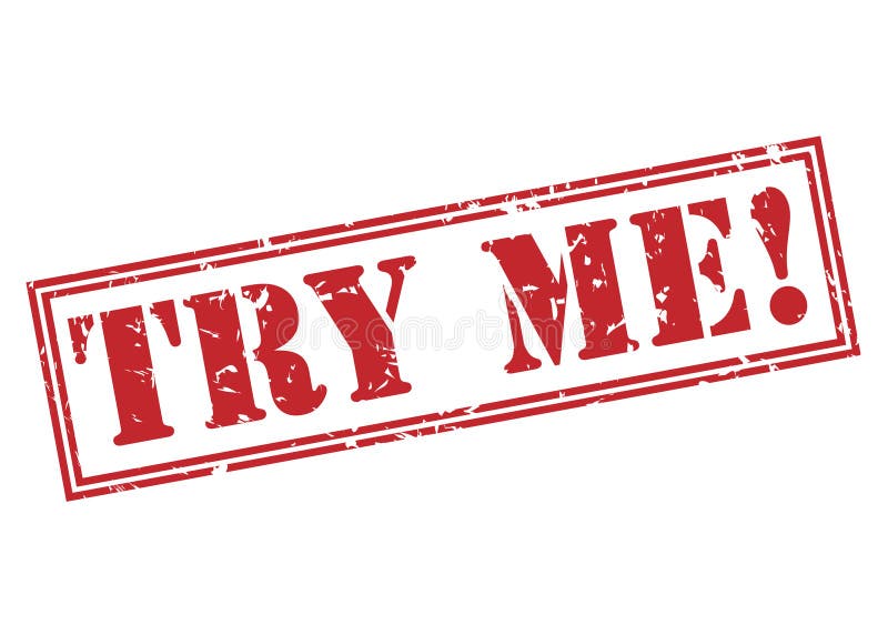 Try Me Stock Illustrations – 307 Try Me Stock Illustrations, Vectors ...
