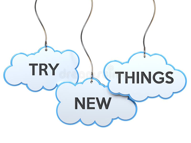 Try New Things Clipart