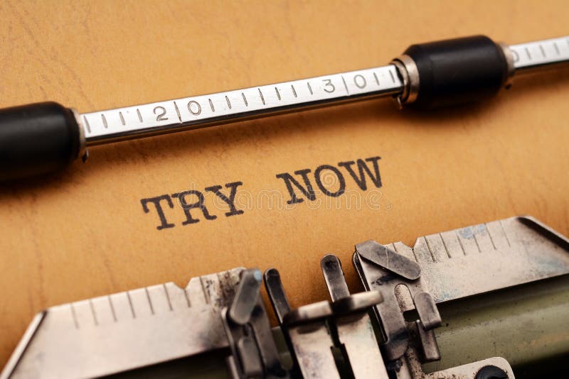 Try now stock photo. Image of finger, service, type - 173715144