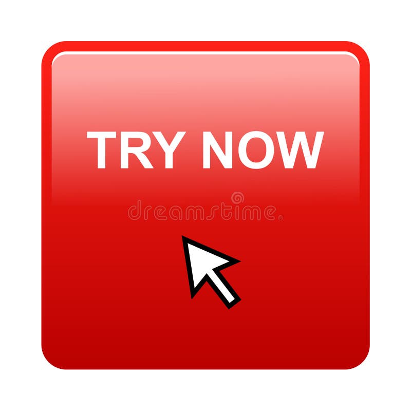Try now button stock vector. Illustration of internet - 123746406