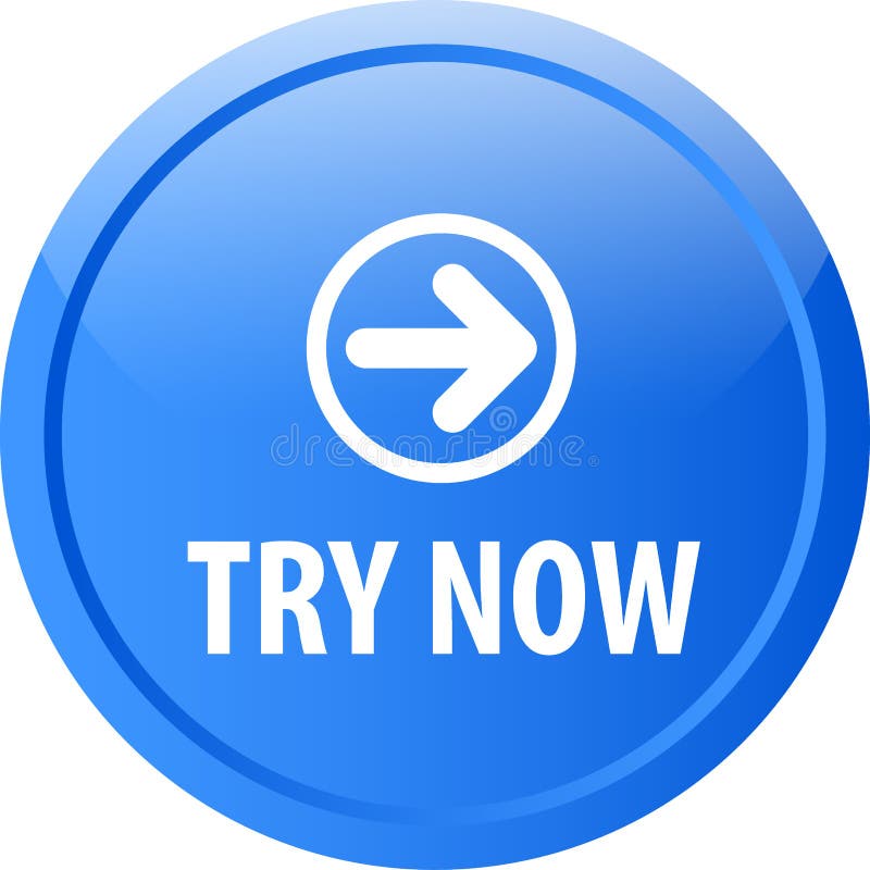 Try now web button stock illustration. Illustration of choice - 119850164