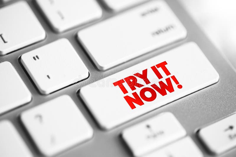 TRY it NOW Text Concept Button on Keyboard for Presentations and ... TRY it NOW Text Concept Button on Keyboard for Presentations and ...
