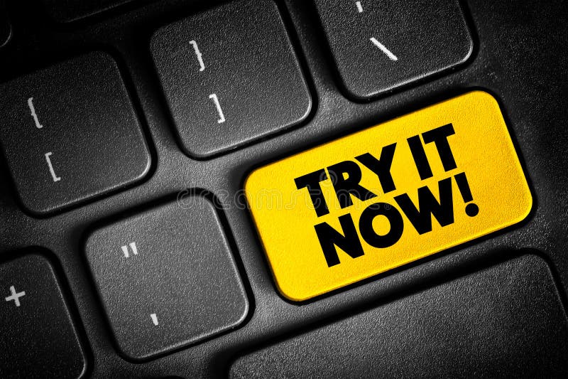 TRY it NOW Text Concept Button on Keyboard for Presentations and ... TRY it NOW Text Concept Button on Keyboard for Presentations and ...