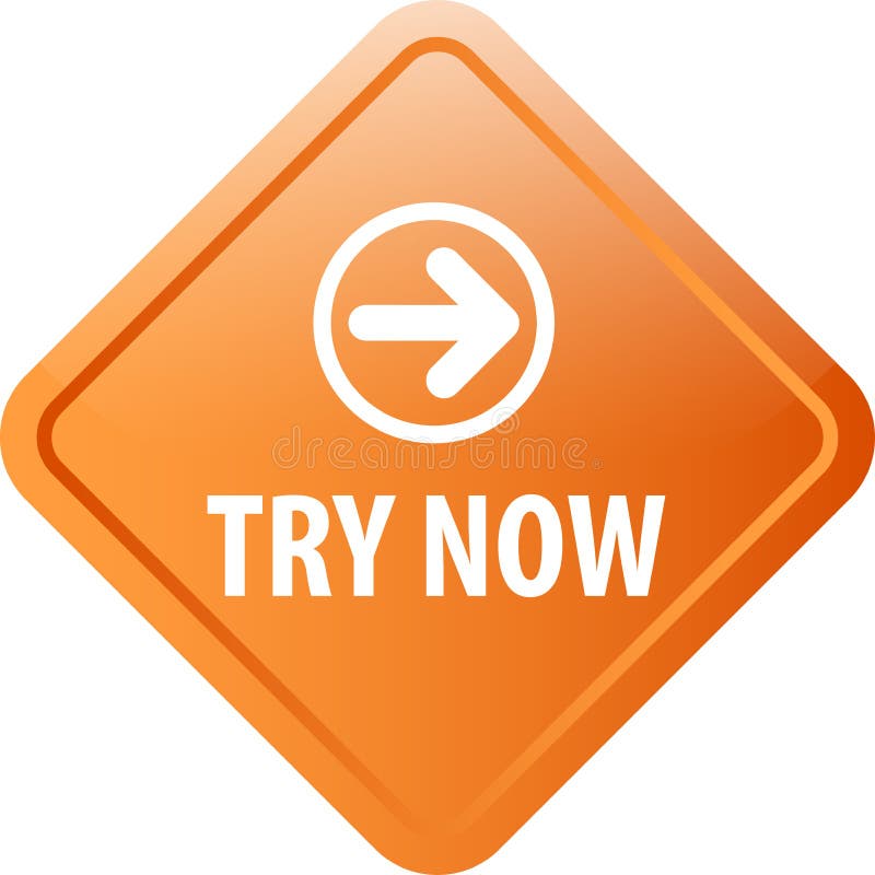 Try now web button stock illustration. Illustration of choose - 119850024