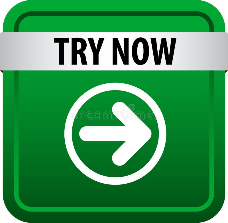 Try now web button icon stock illustration. Illustration of abstract ...