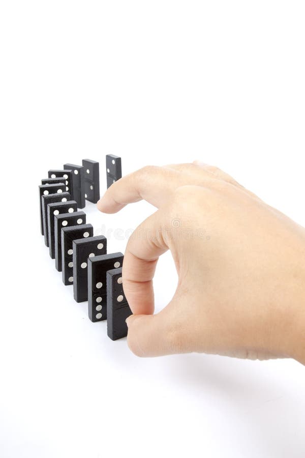 Line of Dominos stock image. Image of fell, dominoes, fall - 4943537
