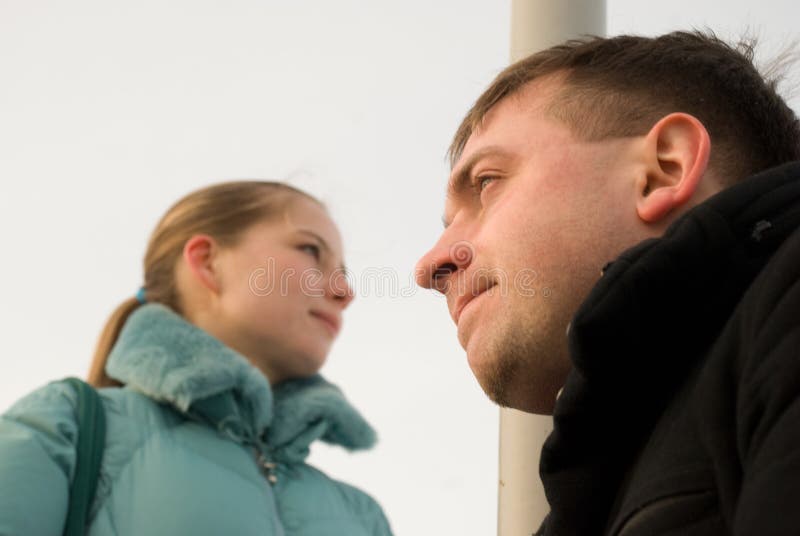 Trying stock image. Image of young, vacations, outdoors - 4546291