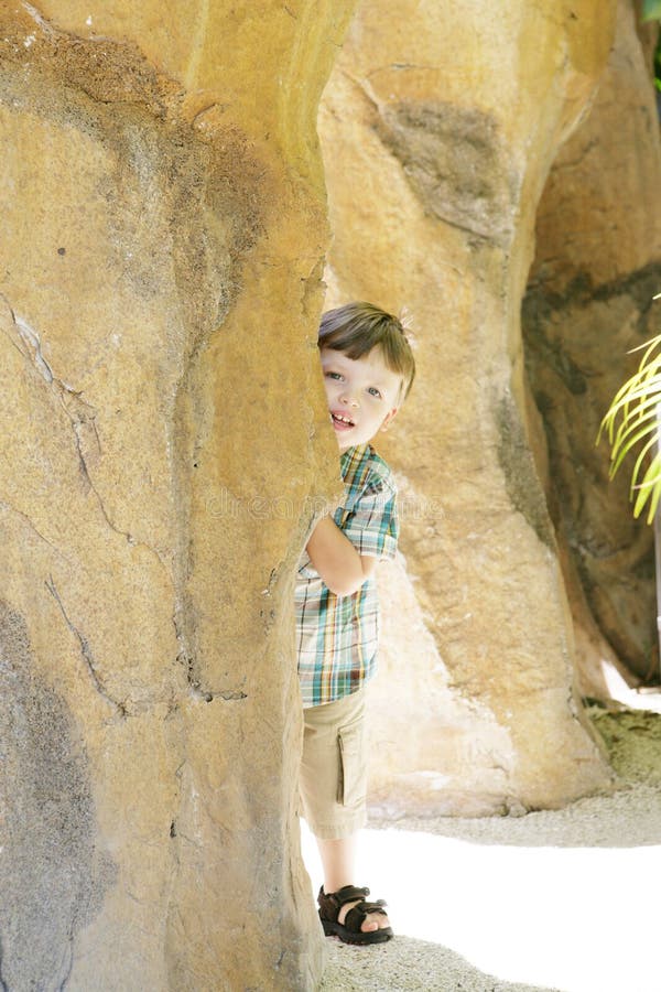 Trying to Hide stock image. Image of caucasian, expressions - 5220577