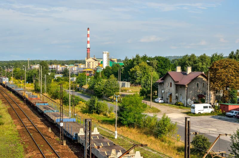 Trzebinia Town in Poland. editorial image. Image of editorial - 101357610