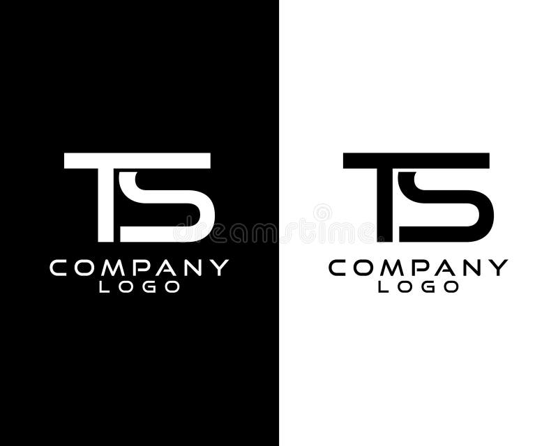 TS, ST Letter Company Logo Design Vector Stock Vector - Illustration of ...