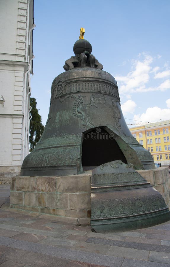 Tsar Bell in the Kremlin, Moscow. Stock Image - Image of destination ...