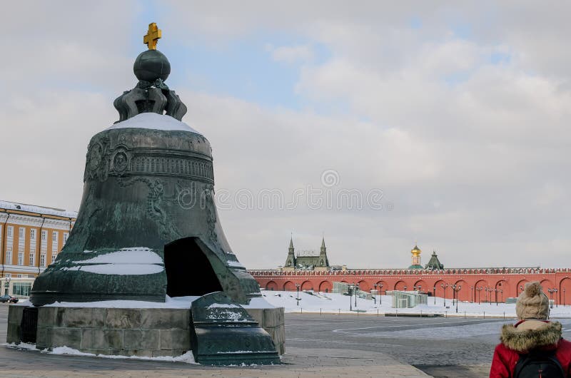 The Tsar Bell, Moscow Kremlin`s Territory Editorial Photo - Image of ...