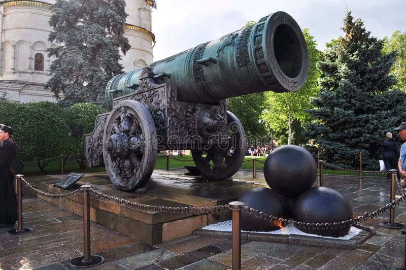Tsar cannon editorial stock image. Image of ancient, monkeyballs - 84920004