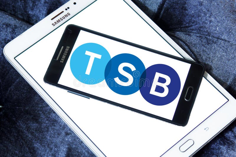 TSB-Banklogo redaktionelles stockfoto. Bild von zeichen - 105606733